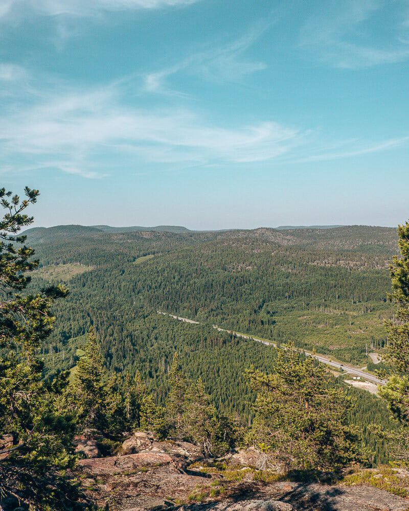 Skuleberget hike, Outstanding views of the Naturum Höga Kusten