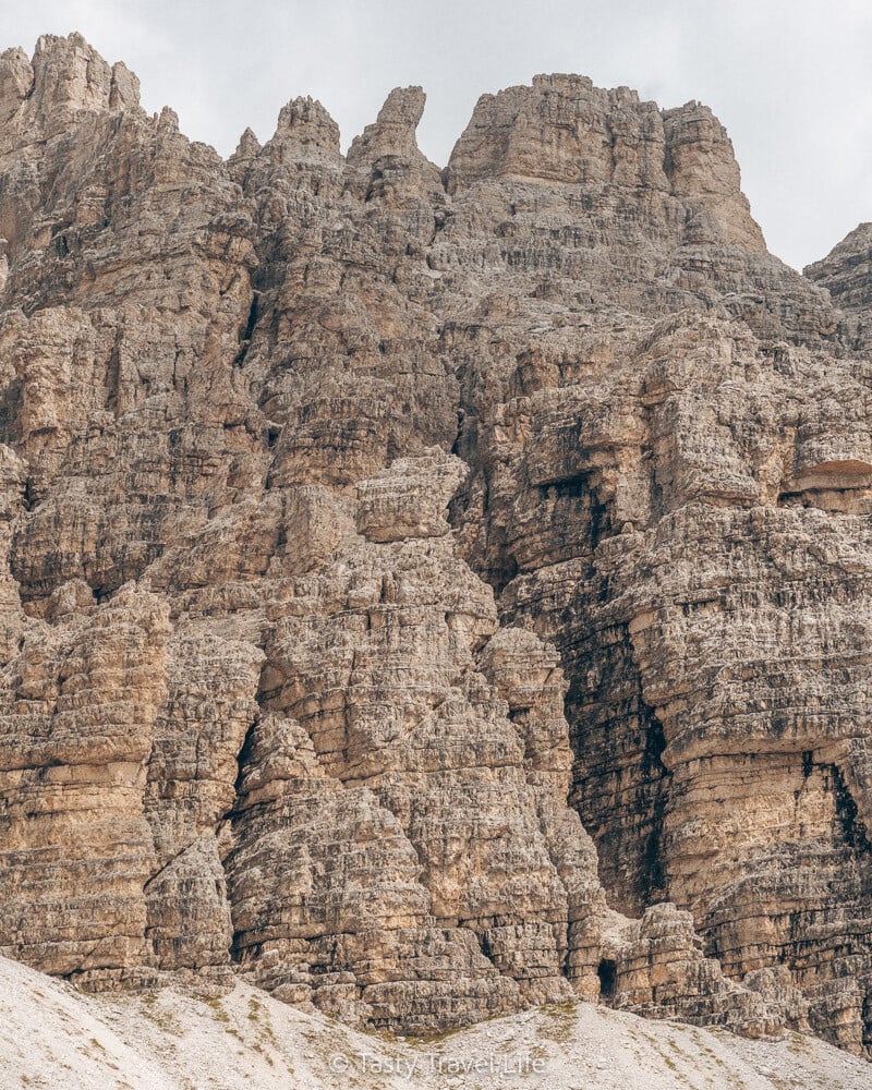Rifugio Auronzo parking, One unique overnight camper place | Tasty ...