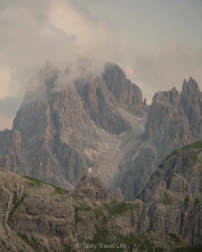 Rifugio Auronzo parking, One unique overnight camper place | Tasty ...