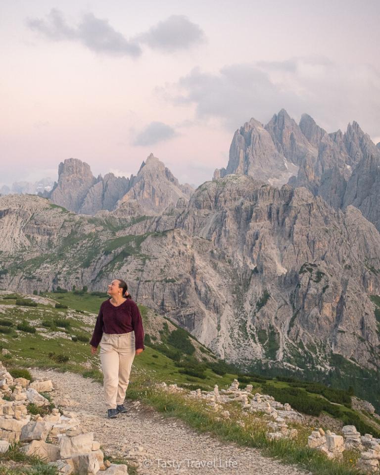 Rifugio Auronzo parking, One unique overnight camper place | Tasty ...